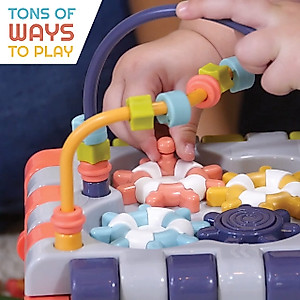 Baby Activity Cube with Lights and Music 6 in 1 Interactive Shapes, Letters, and Colors, Early Learning and Educational Toys for 1, 2 Years Old Multipurpose Educational, Toddler, First Birthday Gift