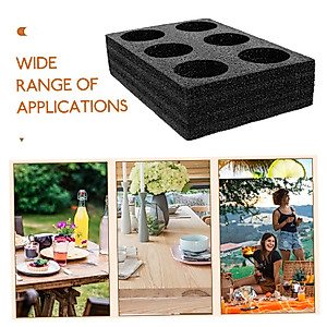 Anneome Milk Tea Cup Holder Coffee Mugs to Go Coffee Holder Milk Tea Carrier Tv Room Drink Tray Takeout Cup Holder Drink Holder Drinks Couch Epe Disposable Takeaway Cup re-usable