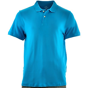 Member's Mark Mens Size X-Large Short Sleeve Polo Shirt, Blue