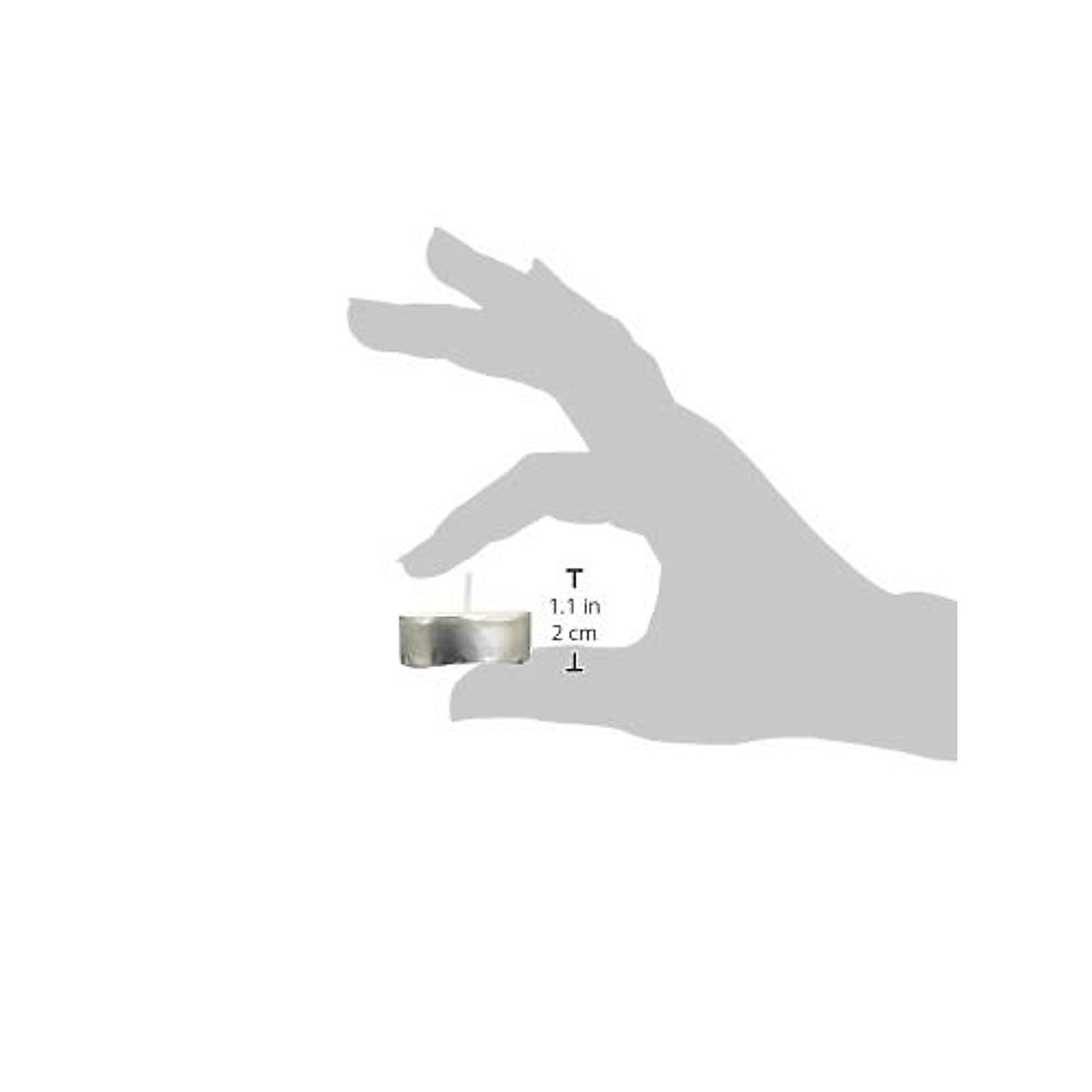 CANDLE-LITE 4231595 Unscented Tealight Bag, White