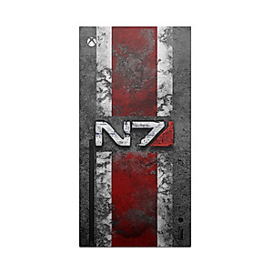 Head Case Designs Officially Licensed EA Bioware Mass Effect N7 Logo Distressed Graphics Vinyl Sticker Gaming Skin Decal Cover Compatible With Xbox Series X Console and Controller Bundle