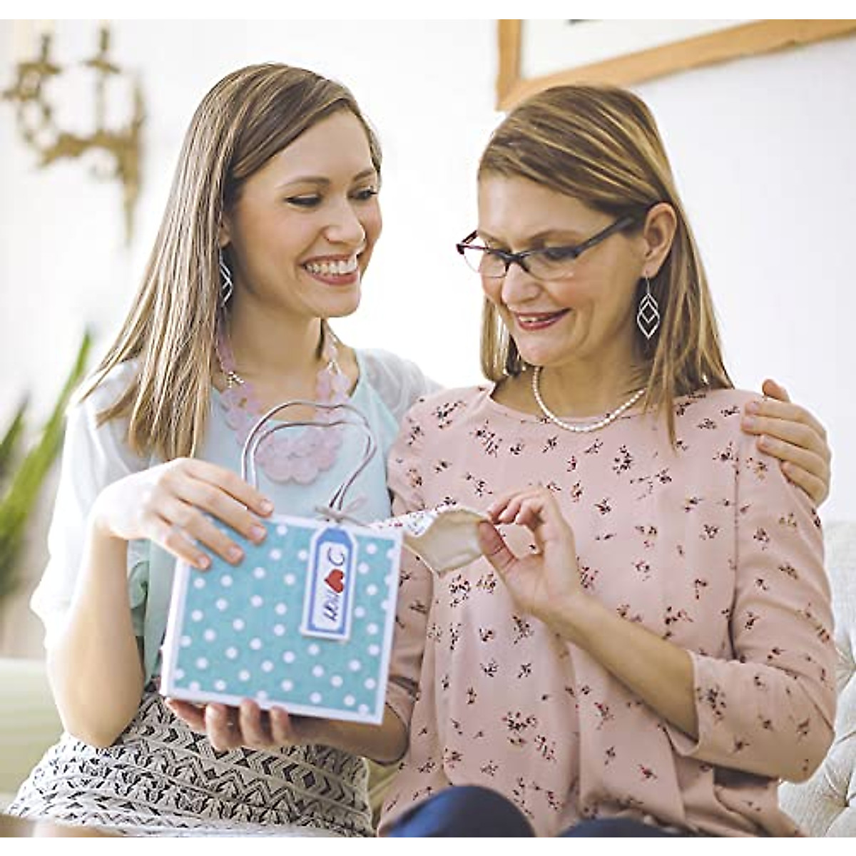 Sterling Silver Dangle Earrings for Women, 14k Gold Plated Double Linear Drop Statement Earrings Anniversary Birthday Gifts for Women Girls