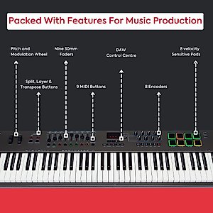 Nektar Impact LX88+ 88-Key USB MIDI Keyboard Controller