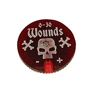 LITKO Wound Dial Wound Dials | Health Tracker | Life Counter | Tabletop Games | Collectible Card Games | Living Card Games | Role Playing Games | LCG | RPG | #0-30 | Magnetic