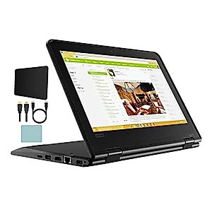 Lenovo ThinkPad Yoga 11E 2-in-1 HD Touchscreen Laptop PC, Intel Celeron N4120 Processor, 4GB RAM, 128GB SSD, Webcam ,Stereo Speakers, USB-C, HDMI, WiFi, Windows 10 Pro