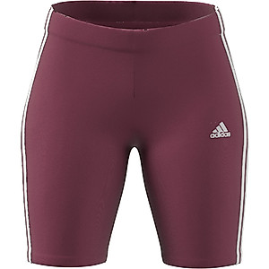 adidas Womens Esssentials Bike Shorts Wild Pink/White X-Small