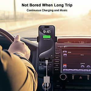 iPhone 15 Headphone Adapter,2Pack USB C to 3.5mm Headphone and Charger Adapter,2-in-1 Type C to Aux Audio Jack and Fast Charging Dongle Cable Cord for iPhone 16 Pro Max Plus,iPad Pro,Galaxy/Note,Pixel