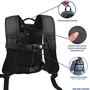 O2TOTES Premium Backpack Fit For Inogen One G5, Inogen Rove 6, and OxyGo Next – Fits Unit, Extra Batteries (single or double), Charger; Durable Storage Backpack with Comfortable Straps and Ventilation