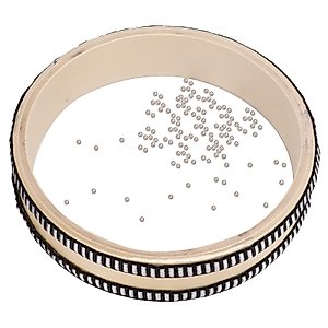 Hozee Wave Bead Drums, Ocean Drum Maple Well Structured Transparent Natural Colour Oceans Sound Effect for Child (Hozeekhm06gwsut1746)