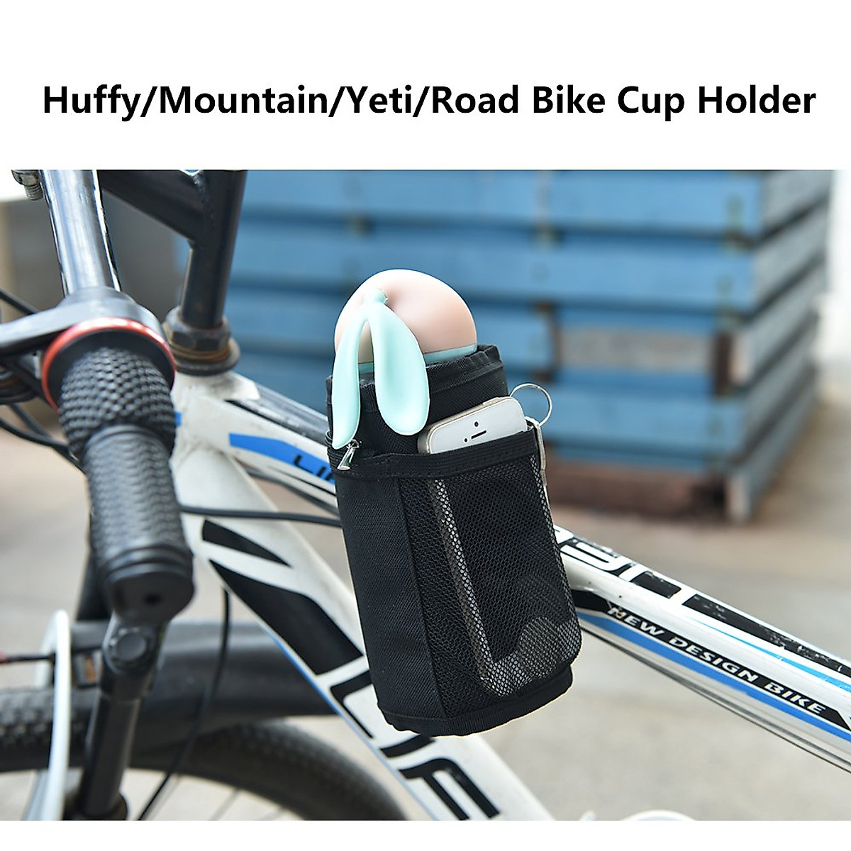Cup Holder,Stroller Bottle Holders,Insulated,Thermal,Waterproof Anti-Slip Cup Drink Holder for Universal Stroller,Bike,Yeti,Huffy,Mountain,Pushchair,Wheelchair