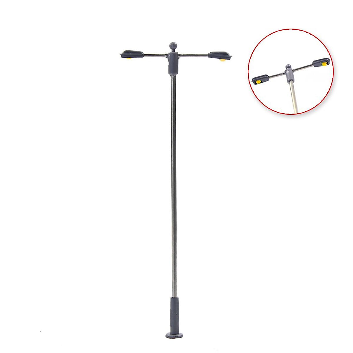 LQS11W 10pcs Model Railway Train Lamp Post Street Bright White Lights N TT Scale LEDs New