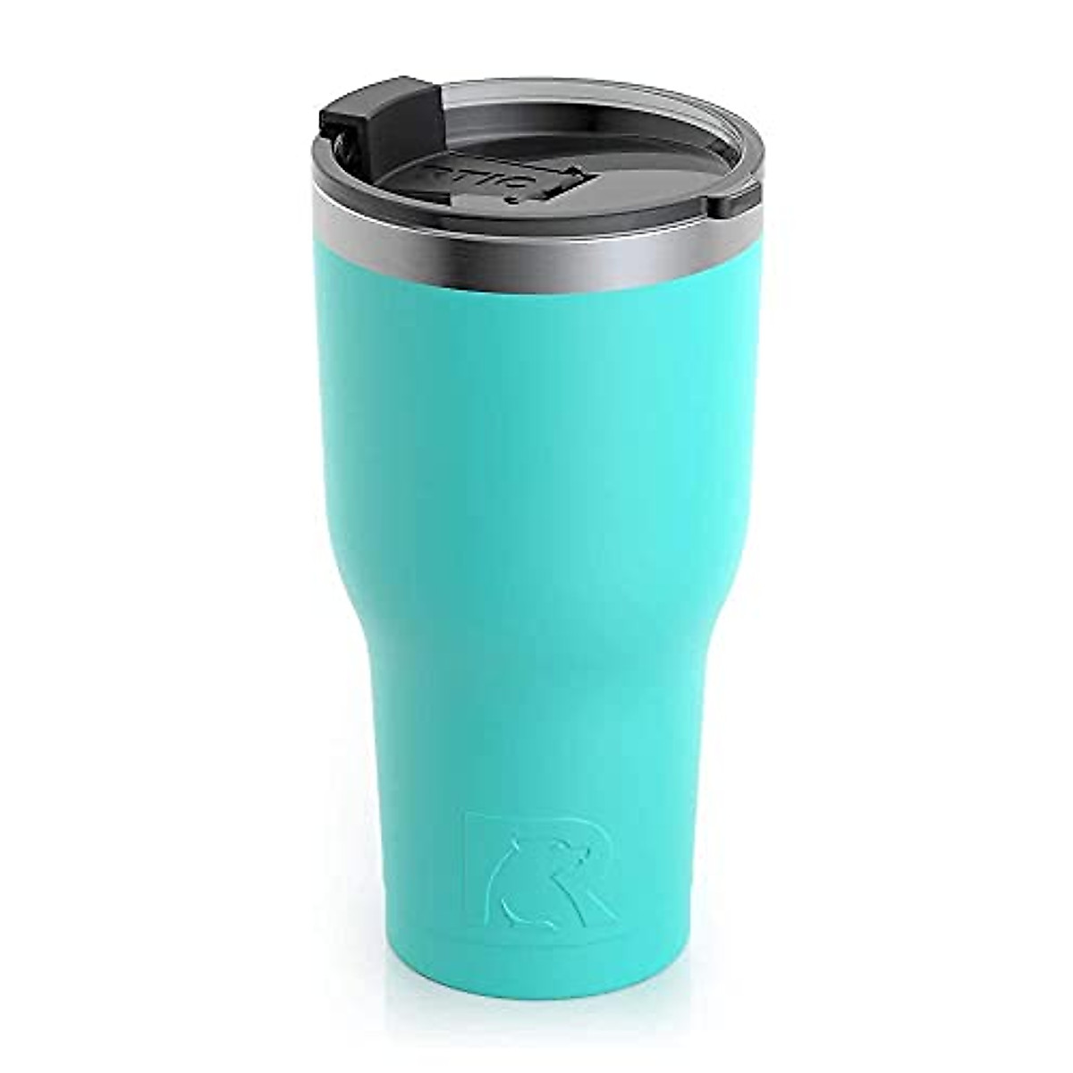 RTIC 30 oz Insulated Tumbler Stainless Steel Coffee Travel Mug with Lid, Spill Proof, Hot Beverage and Cold, Portable Thermal Cup for Car, Camping, Teal