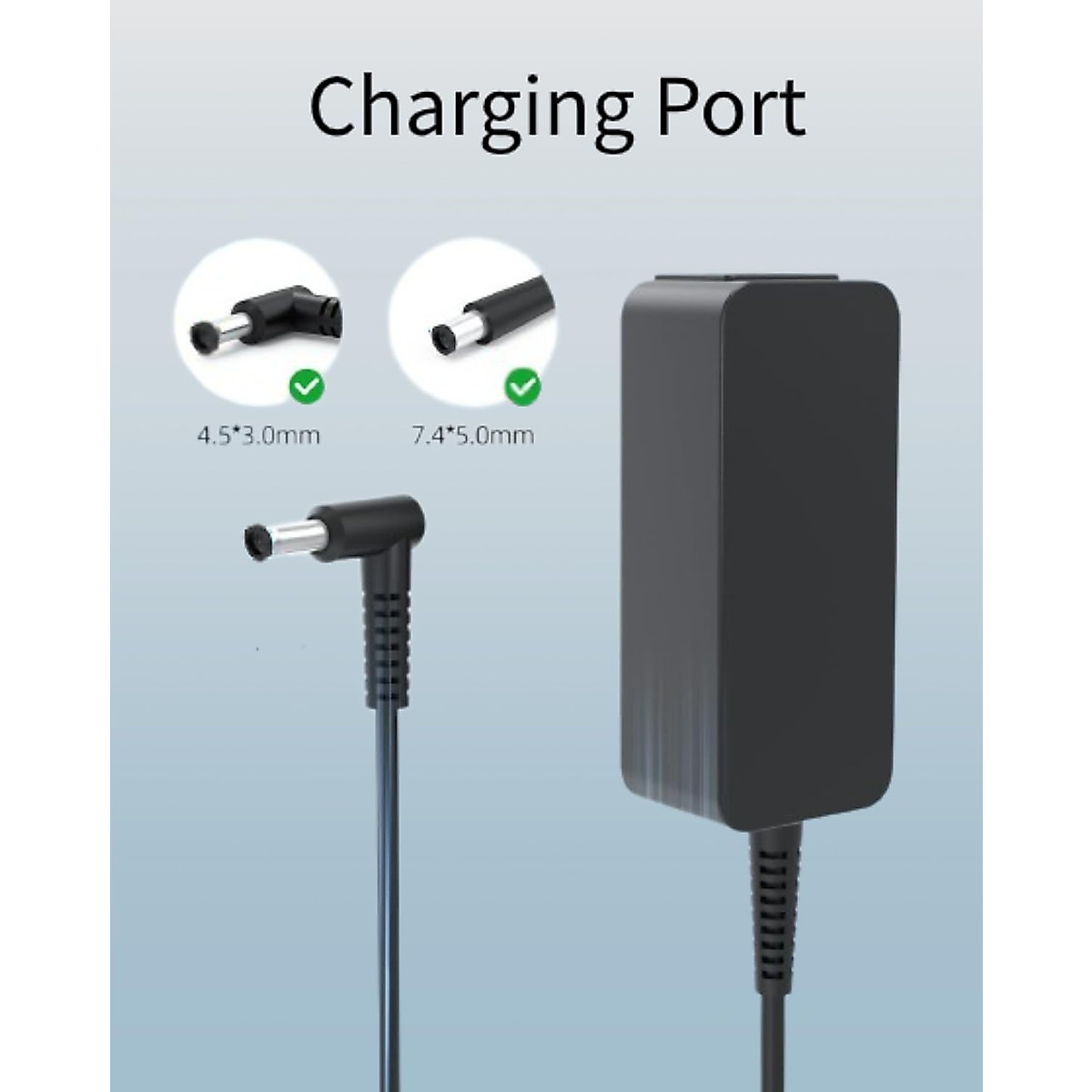 65W Laptop Charger Fit for Dell Latitude Series E5440 E5420 E5470 5480 7480 E6540 E7450 E6410 E6420 E6440 E6430 7390 7490 7290 5490 5590 5290 Laptop AC Power Cord Adapter Supply