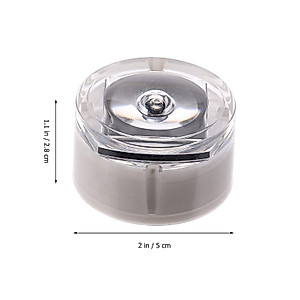 Uonlytech Solar-Powered Yard Lamp Underground Ground Buried Light Outdoor Solar Garden Easy Install Red Waterproof