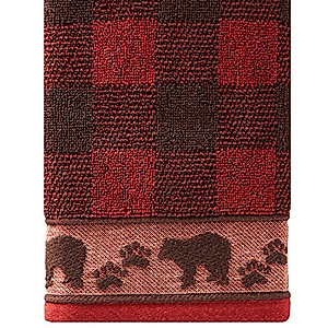 SKL Home by Saturday Knight Ltd. Sundance Hand Towel,Cotton Red