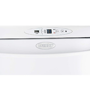 Danby Health DH032A1W-1 3.2 Cu.Ft. Institutional Grade Medical Mini Fridge for use in Pharmacy, Doctor's Office, Under Counter Clinical Refrigerator with Temperature Log and Lock, White