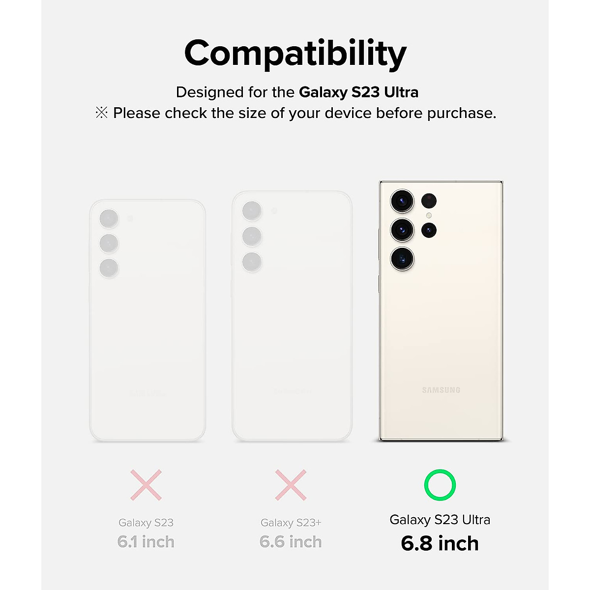 Ringke Dual Easy Wing [2 Pack] Compatible with Samsung Galaxy S23 Ultra 5G (2023), Premium Full Cover Film Case Friendly Screen Protector with Easy Application Kit