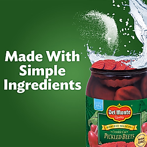 Del Monte Crinkle Cut Ready to Eat Pickled Beets, 16 oz Jar