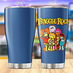 Tumbler Fraggle Steel Rock Tea Office Hot Coffee Stainless Iced Travel Insulated 20 30 Oz