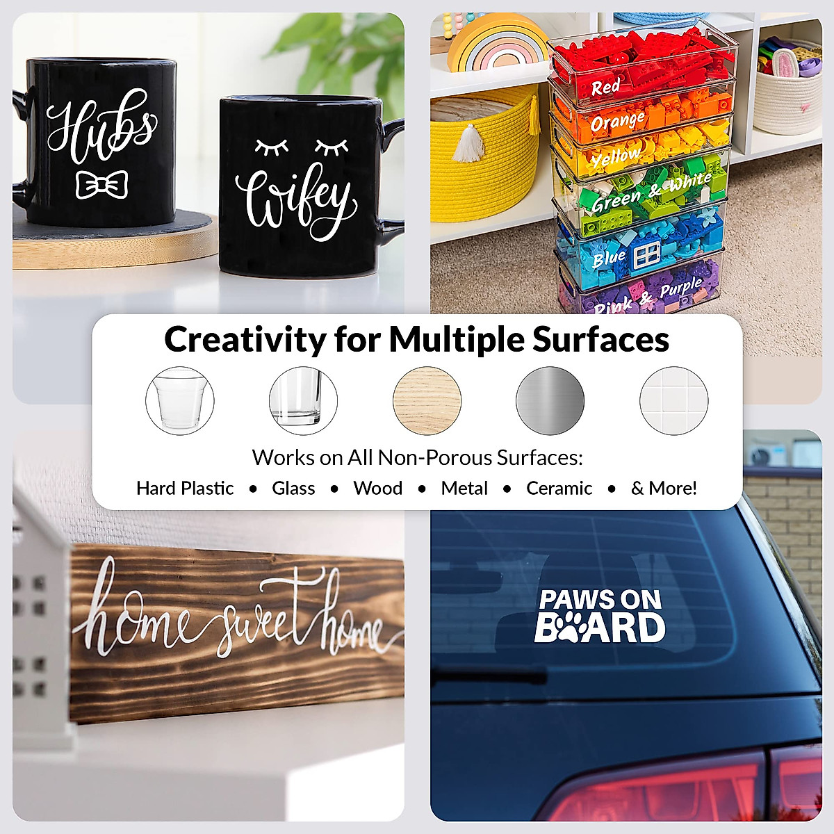 Reli. White Permanent Vinyl | 12" x 35 FT Roll (Glossy) | Scraper Tool Included | Adhesive Vinyl Compatible w/Cricut & Silhouette Cutting Machines | Vinyl Roll for Signs, Tumblers, Mugs, Cars & More