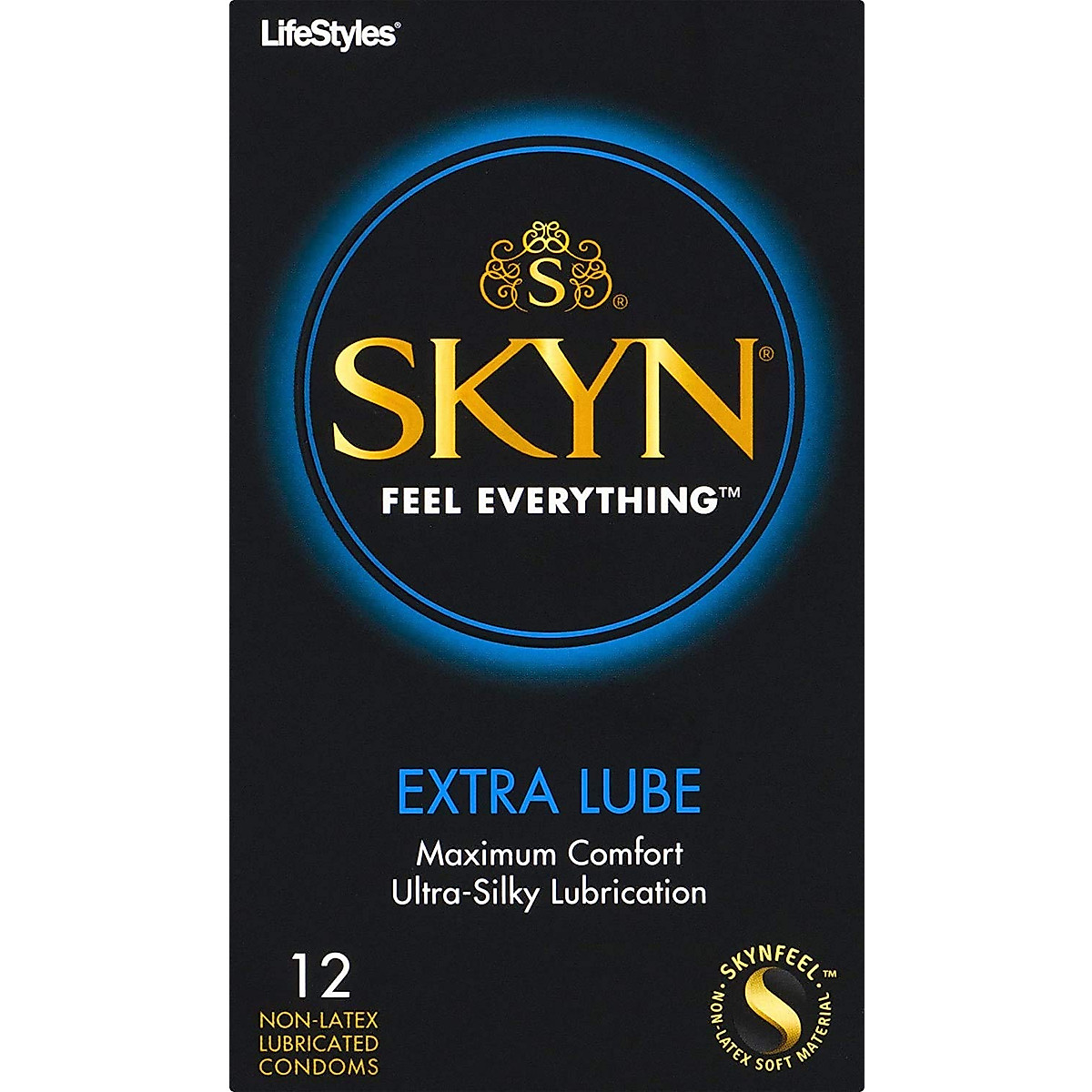 LifeStyles Skyn Extra Lubricated Condoms, 12 condoms