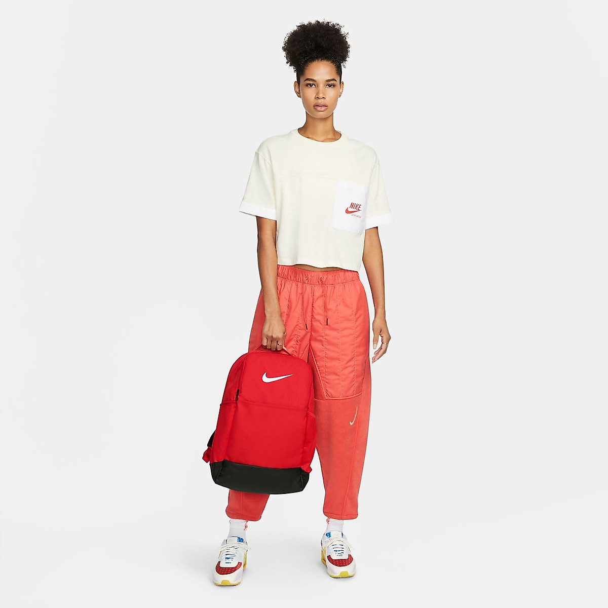 Nike Brasilia Medium Backpack (Red)