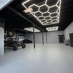 TRON Auto Lab 8X (Eight) Hexagon LED Light Kit, with Border Upgrade, Grid Series, Super Bright Daylight White 6500K, TRON-HEX-LIGHT-KIT-8XB