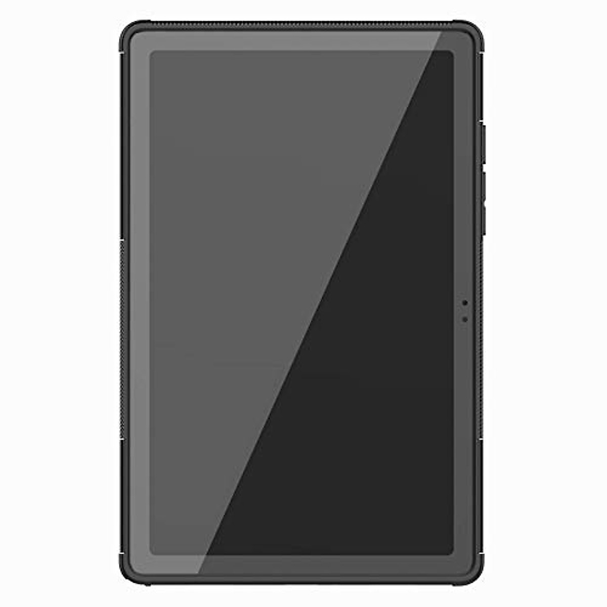 DWaybox for Samsung Galaxy Tab A7 10.4 Case 2020 2022 Released T500 T505 SM-T509 Armor Heavy Duty TPU Soft + PC Hard Rugged Case 2in1 Combo Dual Layer Shock-Absorbing Cover with Stand -Black