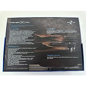 Dune HD Premier 4K Pro Android TV 11 | Media Player | Netflix in 4K D Vision & ATM-os | Mini PC | 4GB/32GB, HDD 2.5 Slot, AV1, Wi-Fi 6, 1Gbit, ISO DV P7 FEL MKV AFR | HDR10+ | DTS | Voice Control