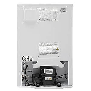 Danby Designer DAR026A1WDD-6 2.6 Cu.Ft. Mini Fridge, Compact Refrigerator for Bedroom, Office, bar, countertop, E-Star Rated in White