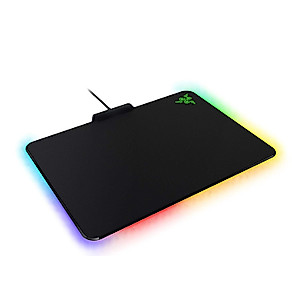 Razer RZ02-01350100-R3M1 Firefly Hard Gaming Mouse Mat with RGB Custom Lighting (Mouse Pad Preferred by Pro Gamers-Matte Finish