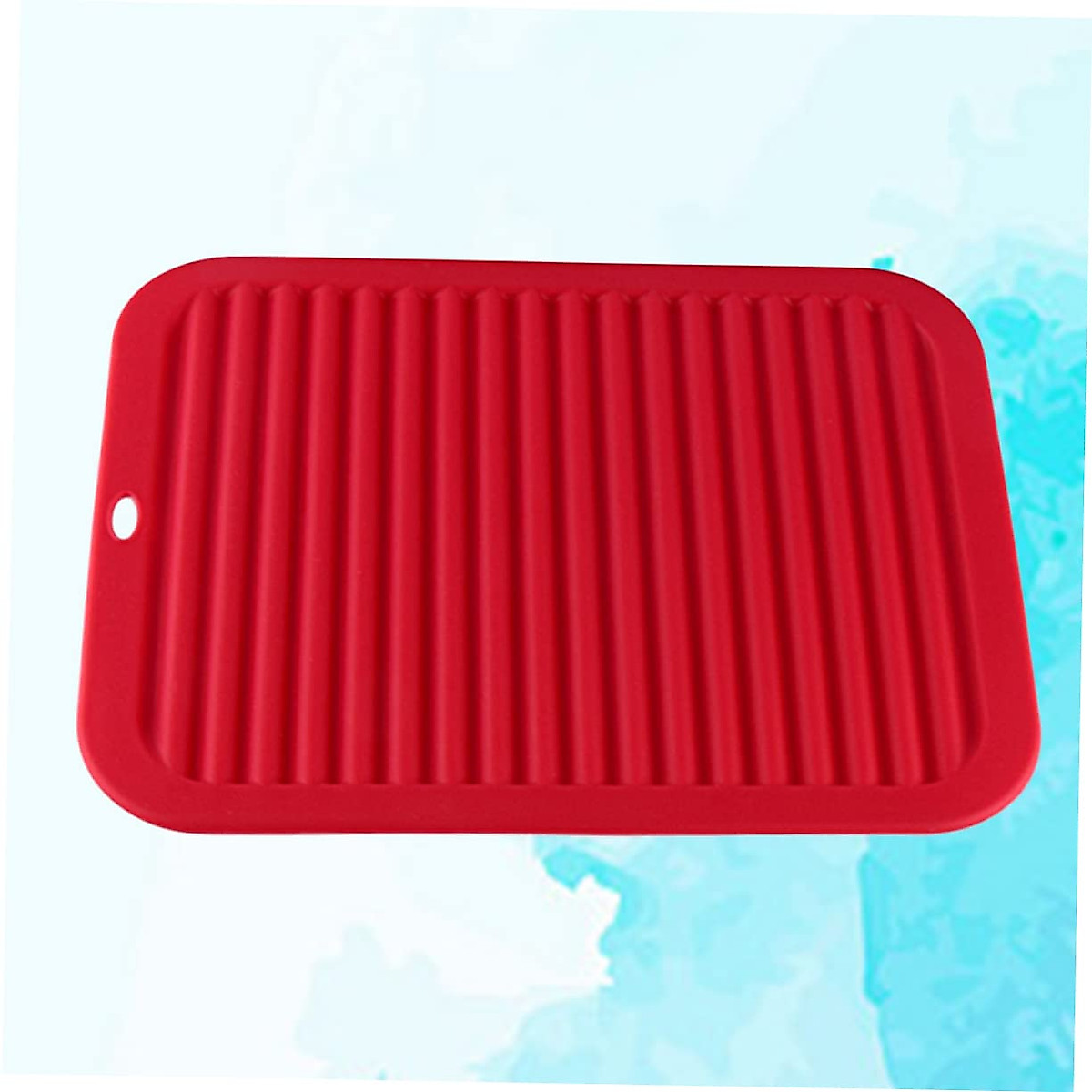 OKUMEYR Drain Tray Drying Mat Insulation Pad Silicone Mat Mat Large