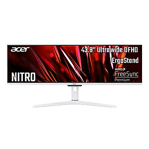 Acer Nitro XV431C Pwmiiphx 43.8" DFHD (3840 x 1080) UltraWide Gaming Monitor | AMD FreeSync Premium | 120Hz | 1ms VRB | HDR400 | 93% DCI-P3 | 1 x Display, 1 x HDMI 2.0 Port and 1 x HDMI 1.4