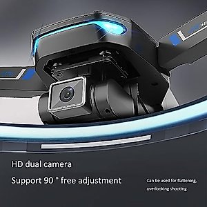 RKSTD Drone With Dual HD Camera - GPS Foldable RC Quadcopter, Brushless Motors, Suitable For Adults And Kids, WiFi FPV RC Drone For Beginners, Trajectory Flight, Auto Hover