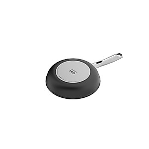 BergHOFF Phantom Nonstick Ceramic 7in Saucepan 2.1qt. With Strainer Lid Recycled Cast Aluminum CeraGreen Non-toxic Coating Full Disk for Glass Top Stoves Potholders Included