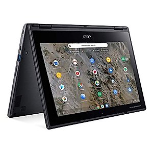 Acer Chromebook Spin 311 R721T-62ZQ 11.6" Touchscreen 2 in 1 Chromebook - 1366 x 768 - A-Series A6-9220C - 4 GB RAM - 32 GB Flash Memory - Shale Black - Chrome OS - AMD Radeon R5 Graphics - in-pl