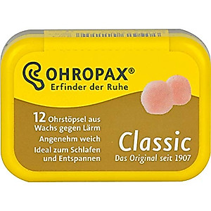 Ohropax Wax Ear Plugs, 12 Plug