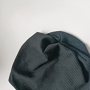 ZXXSFM- Hats，Womens Knitted Beanie Waffle Slouchy Skullcap for Men Stretchy Thin Acrylic Hat