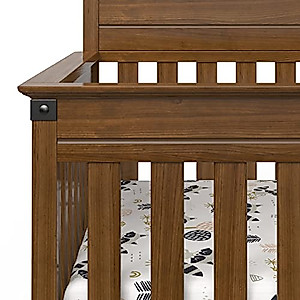 Child Craft Redmond 4-in-1 Convertible Crib, Coach Cherry