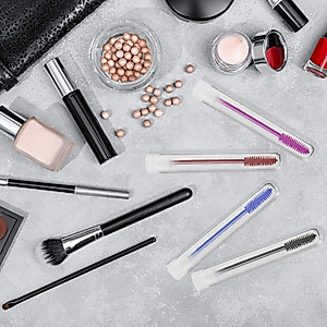 Temedon 50pcs Test Tubes, 16x150mm(25ml) Plastic Test Tubes with Caps for Lash Wands, Candy Storage, Scientific Experiments, Plant Propagation