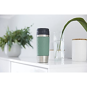 EMSA Easy Twist N2011700 Travel Mug 360 ml Petrol Blue