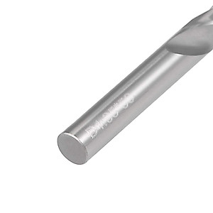 uxcell 4.95mm Solid Carbide Drill Bits Straight Shank for Stainless Steel Alloy Hard Steel, Hardened to 50 HRC, 2 Pcs