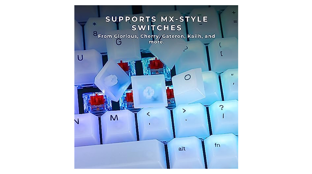 Glorious Polychroma Keycaps for RGB Gaming Keyboards