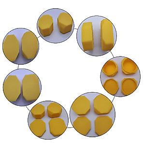 Gentcy Silicon Large 223ml Silicone Container Jars Storage Oil New Box Blue Black Grey2PCS