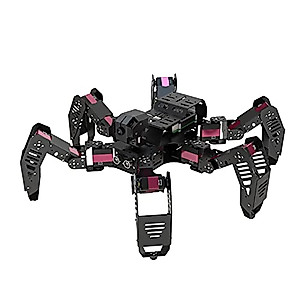 Spider Robot Applicable to Pi 4B Spider Bionic Robot Open Source AI Visual Programming Coding Robotics ( Color : Professional Edition )