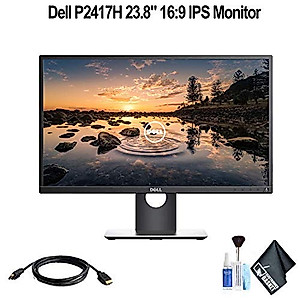 Dell P2417H 23.8" 16:9 IPS Monitor with HDMI Cable (Renewed)