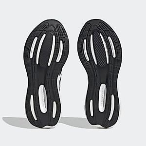 adidas Women's Run Falcon 3.0 Sneaker, White/Black/Black, 6.5