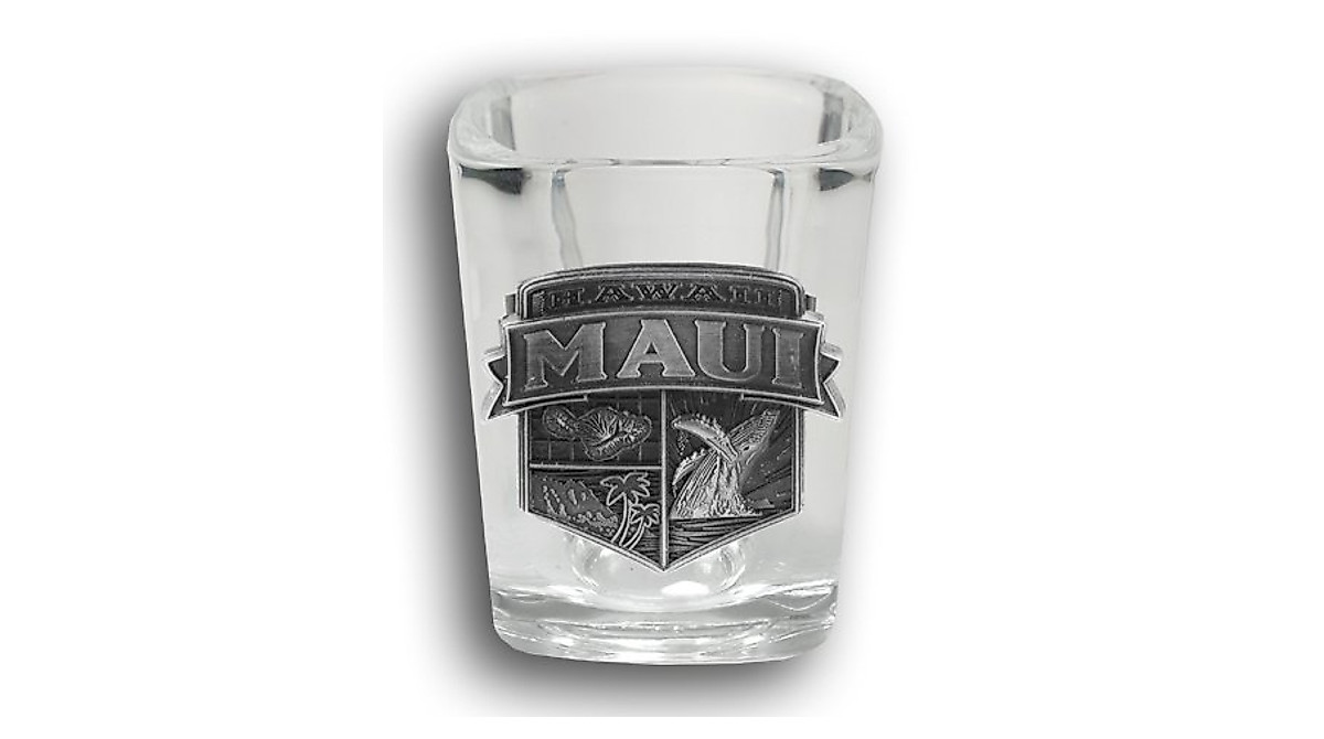 Maui Medallion Shot Glass - Unique Glassware from Hawaii