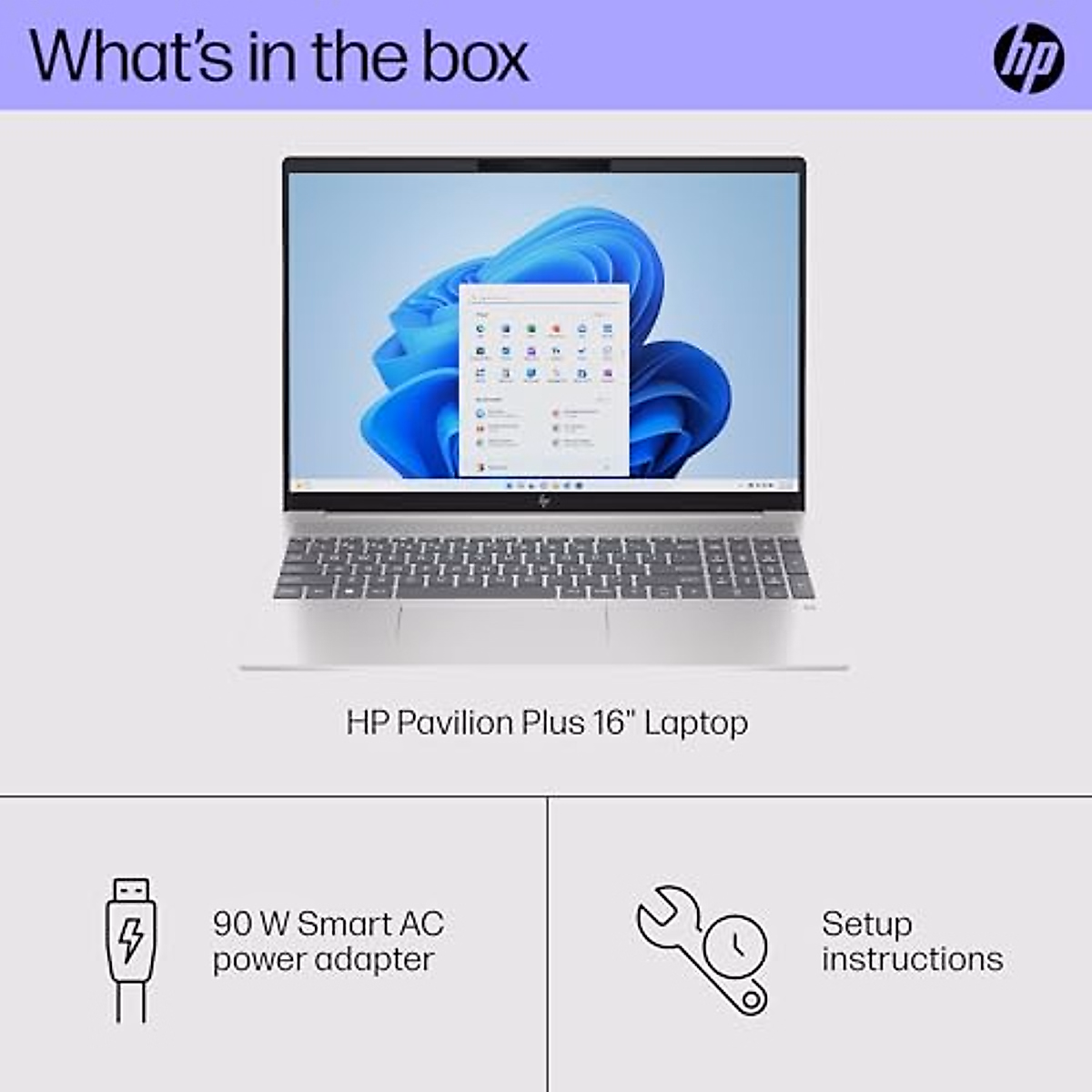 HP Pavilion Plus 16 inch Laptop, WQXGA Display, Intel Evo Powered by 13th Generation Intel Core i5-13500H, 16 GB RAM, 1 TB SSD, Intel Iris Xe Graphics, Windows 11 Pro, 16-ab0000nr (2023)