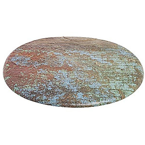 American Metalcraft RM1614 Organic Round Melamine Serving Board, Reclaimed Wood, 16 3/8-Inches